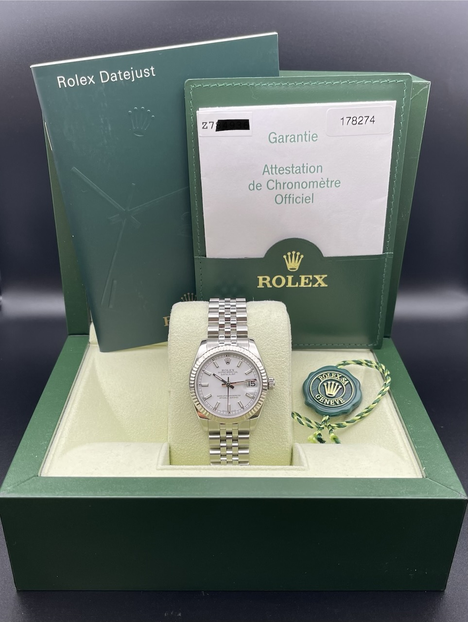 Rolex Datejust 31 Jubilee Bianco index - Compravendita di orologi di ...