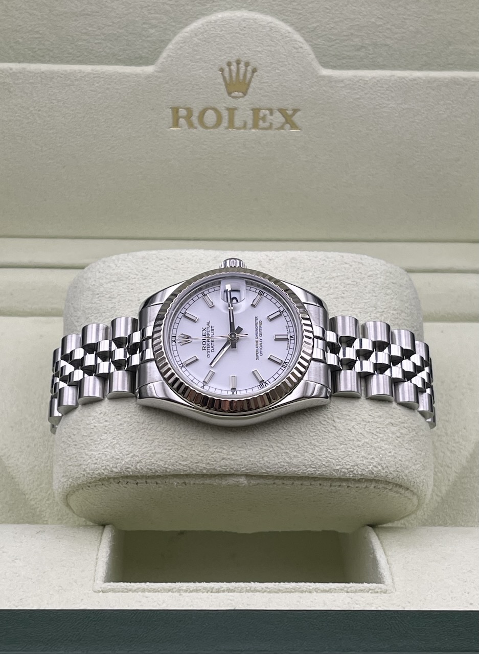 Rolex Datejust 31 Jubilee Bianco index - Compravendita di orologi di ...